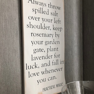 Practical Magic Quote - Etsy