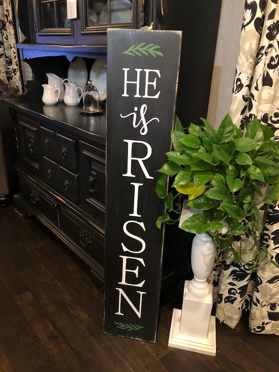 He Is Risen/Welcome | Etsy