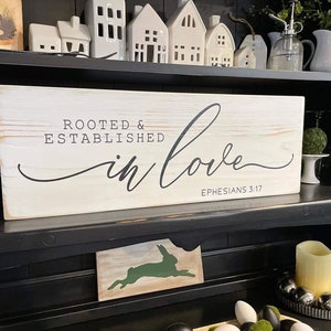 Rooted and Established in Love - Etsy