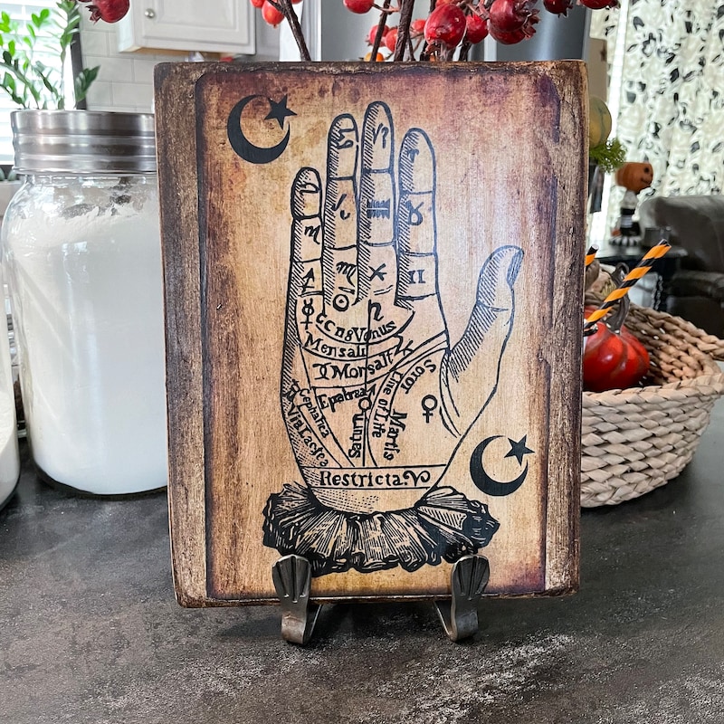 Vintage Palm Reading Sign - Etsy