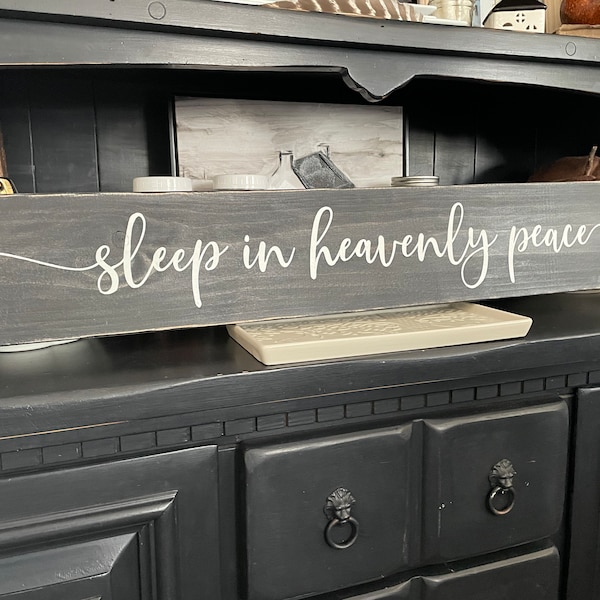 Sleep in Heavenly Peace Sign - Etsy