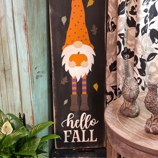 Gnome Welcome Sign - Etsy