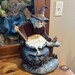 RARE Vintage Halloween Witch and Cauldron Figurine. Ceramic Art ...