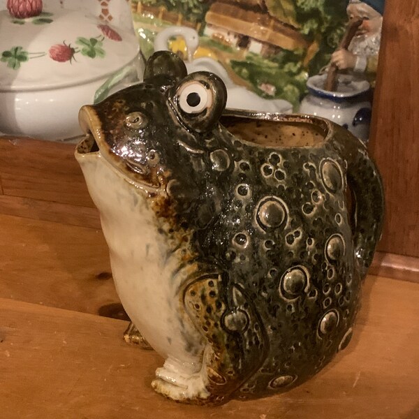 Frog Pitcher - Etsy