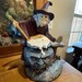 RARE Vintage Halloween Witch and Cauldron Figurine. Ceramic Art ...