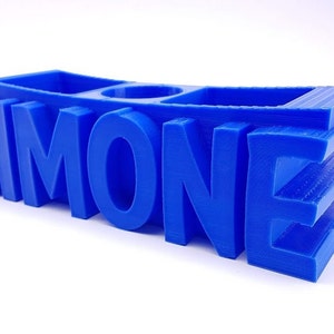 3D Printed Personalized Name Pen Holder, Gift Idea, Pen Holder, Desk ...