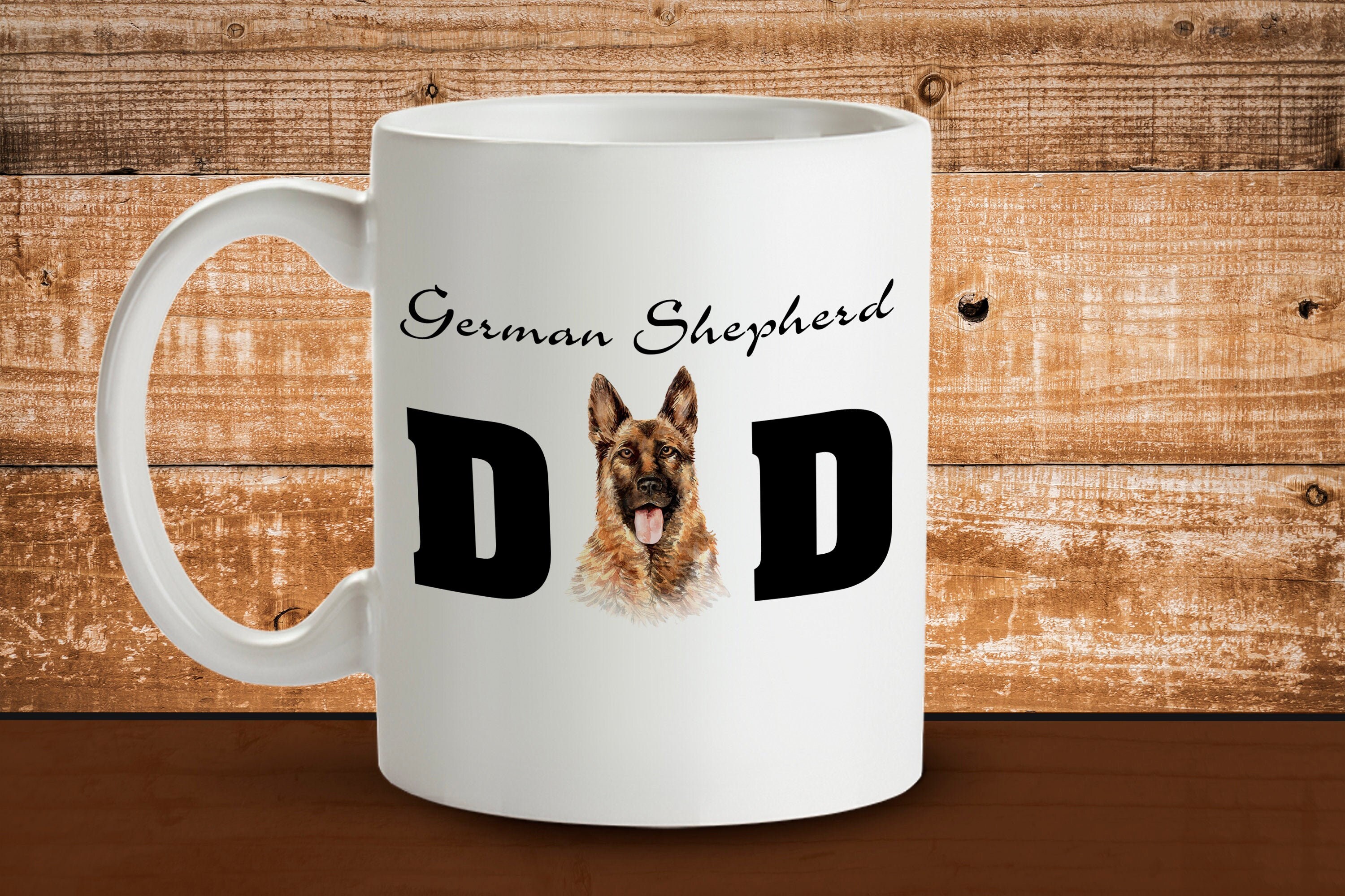 Buy German Shepherd Dad Mug, German Shepherd Owner Gift Ideas, Fathers ...