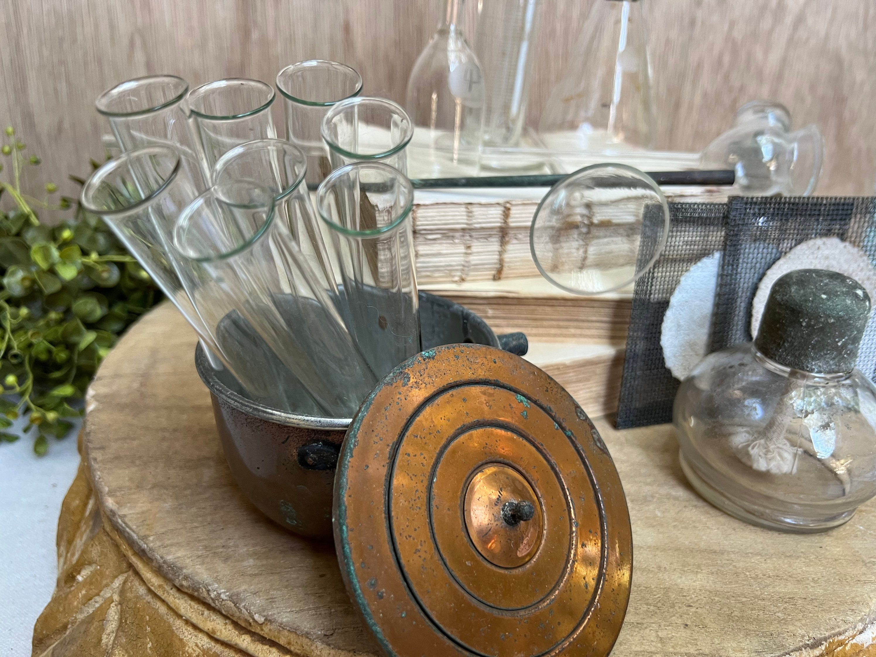 Vintage Chemistry Science Lab Glass Lot . Science Equipment for ...