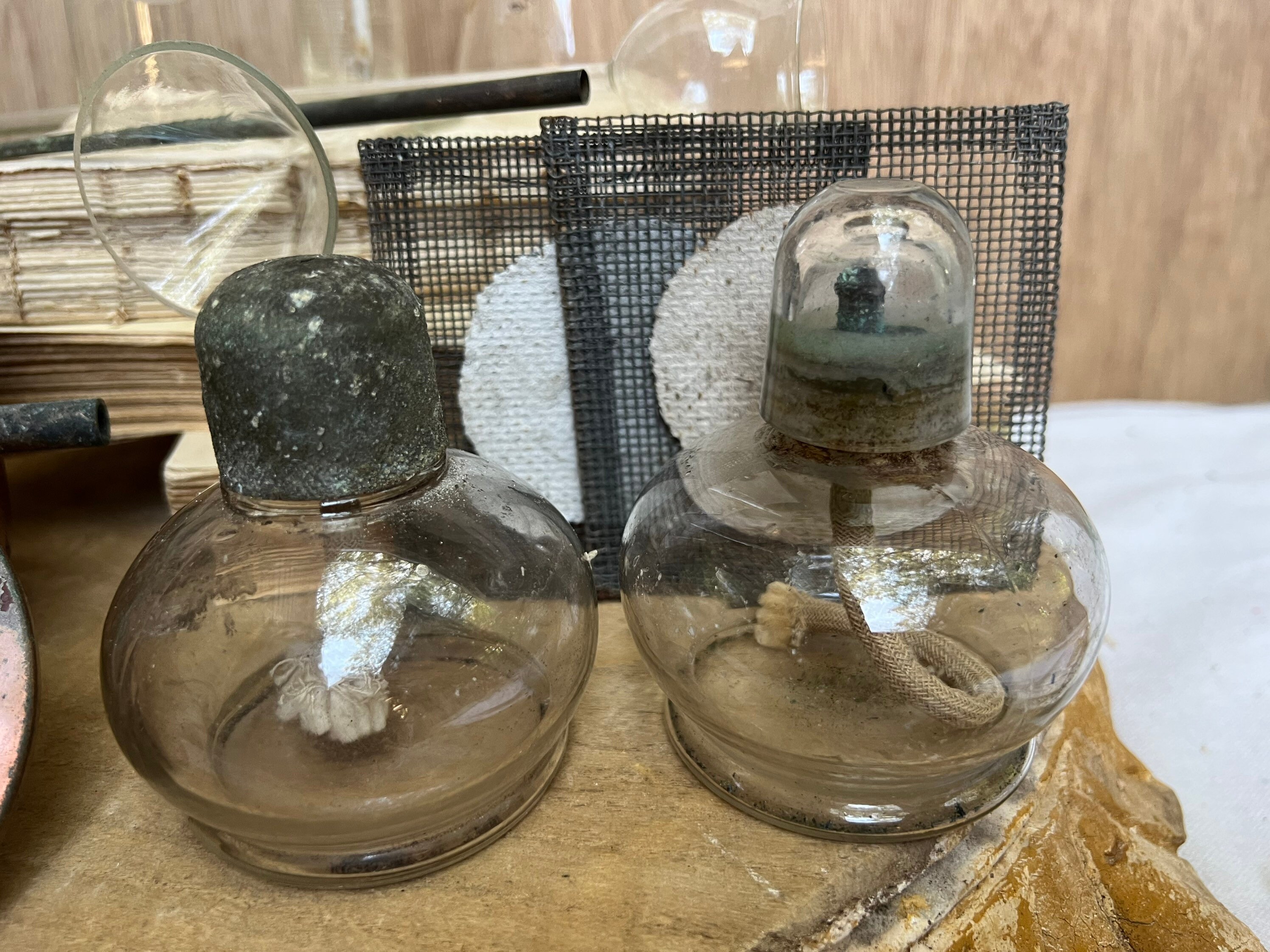 Vintage Chemistry Science Lab Glass Lot . Science Equipment for ...