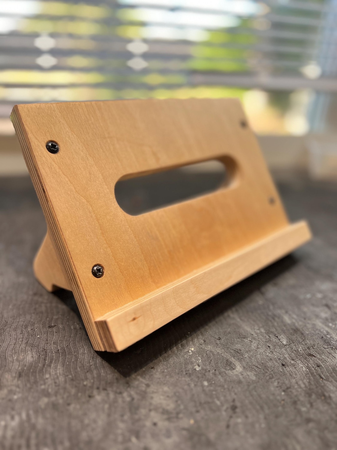 Desktop Pedal Board | Guitar Pedal Stand | Reclaimed Ply Wood | Music ...