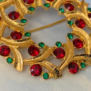 Eisenberg Ice Circle Holiday Christmas Pin - Etsy