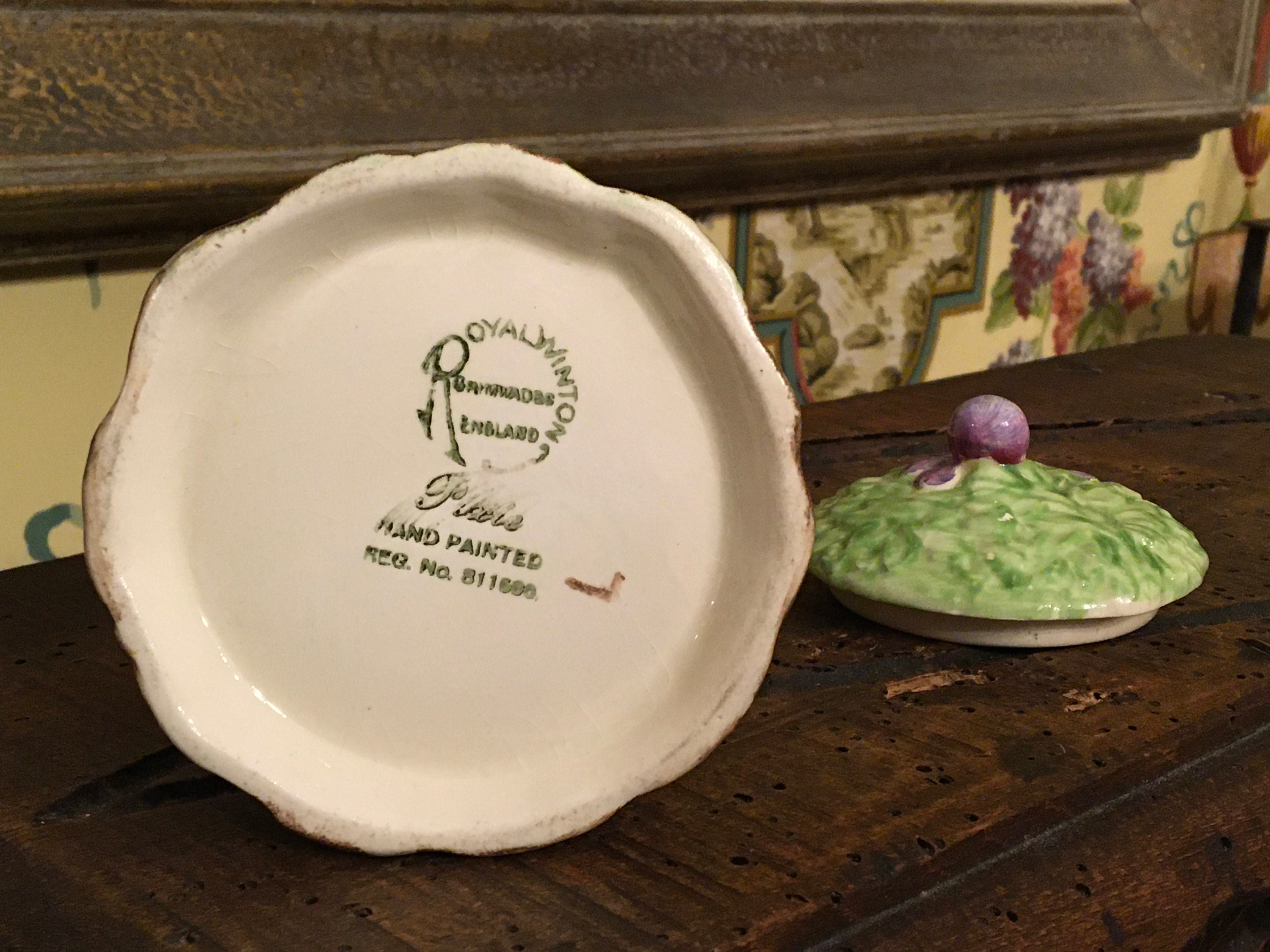 English Royal Winton Pottery Hand Painted Preserves Pot - Etsy