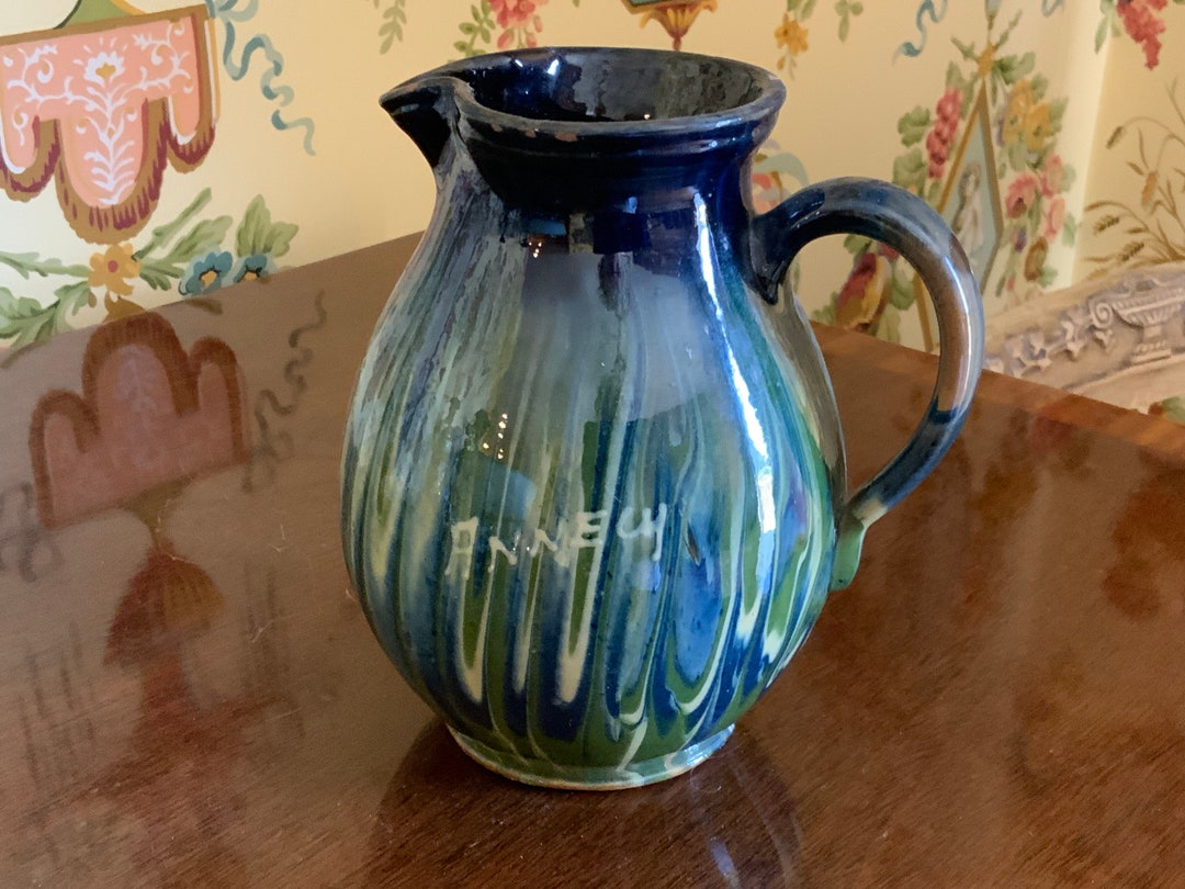 French Pottery Souvenir Pitcher Annecy Provence - Etsy