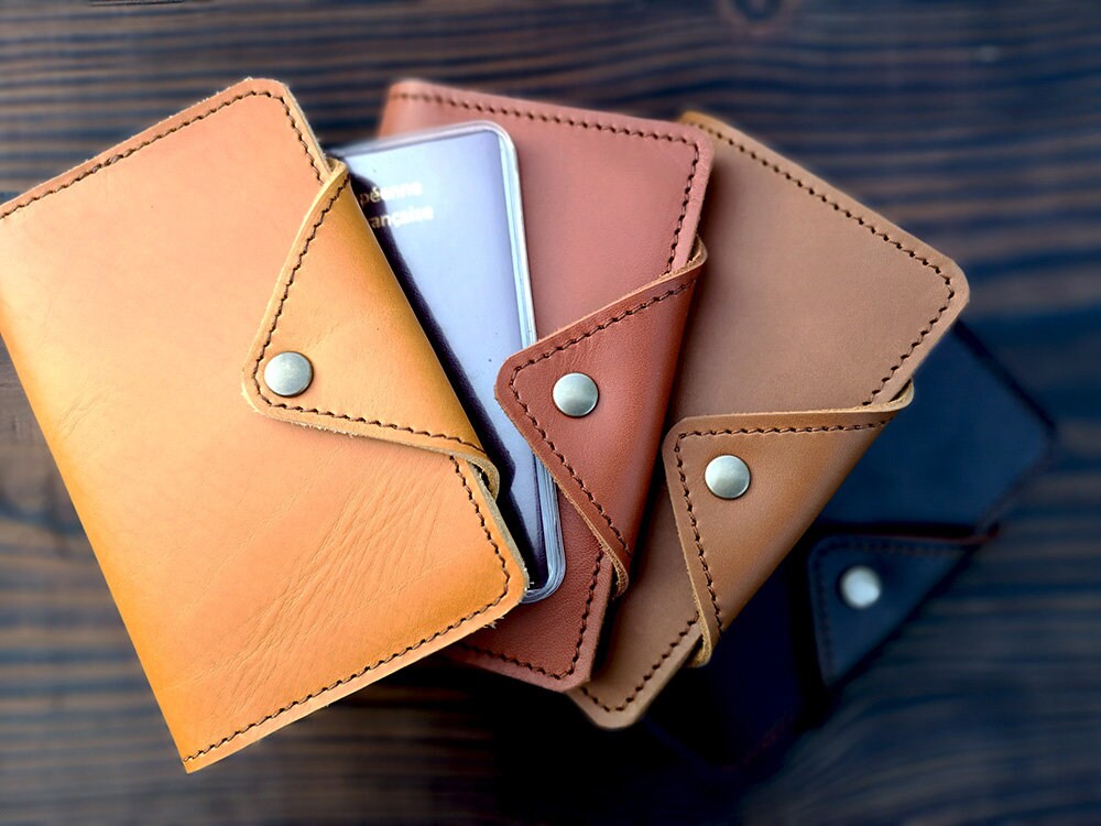 PASSPORT Leather Cover, Customize Cover, Name, Initials, Tan Color ...