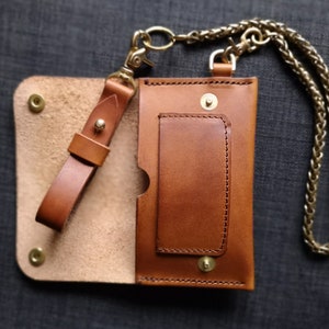 Biker Wallet, Old School Wallet, Trucker, With Personalize Option, Men ...