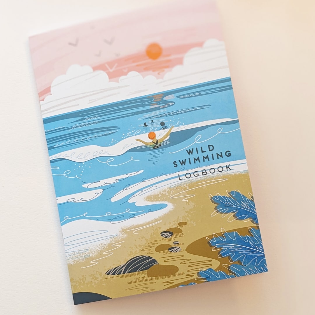 Wild Swimming Logbook Sea Swimmer Gift Wild Swimmer Notebook Sea ...