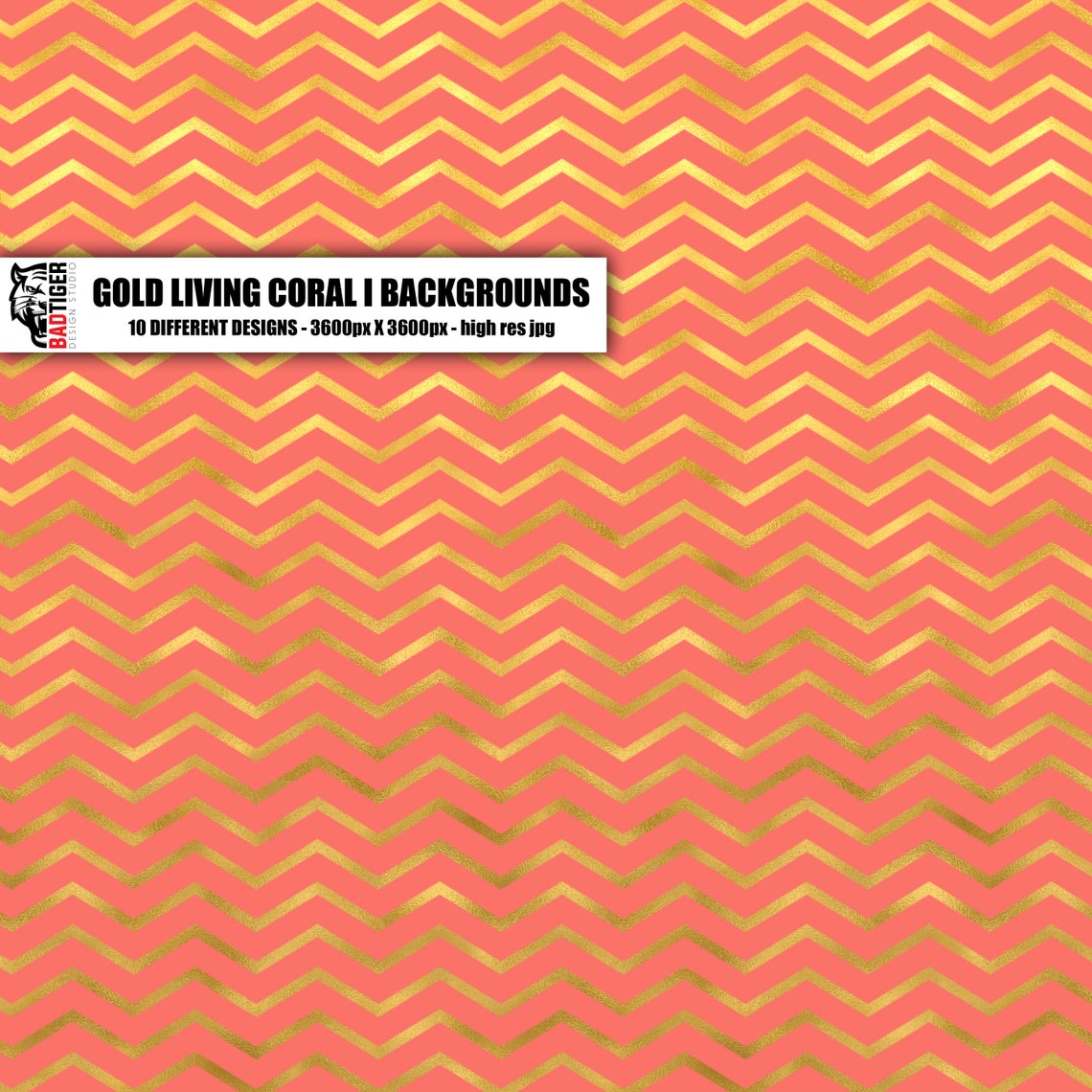 Coral Digital Paper, Coral Cardstock, Coral Texture Digital Paper, Gold ...