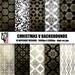Black Gold Pattern Damask Texture Digital Paper, Gold Pattern Scrapbook ...