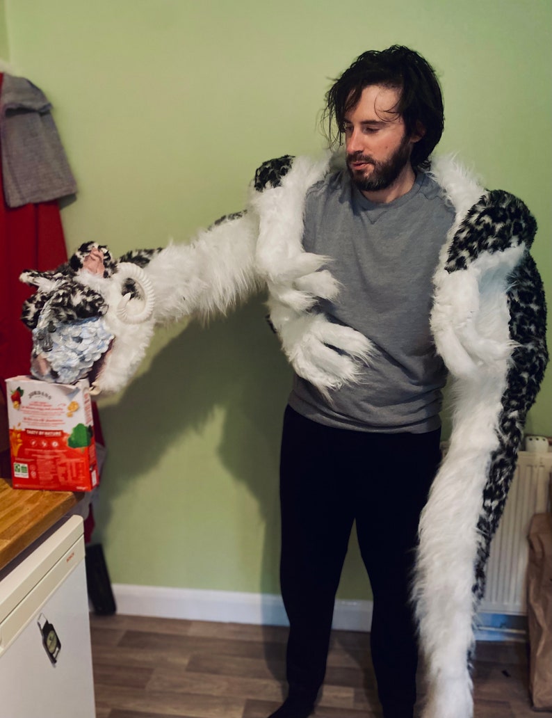 Custom Partial Latex Blinking Shoulder Puppet With Wings Commission ...