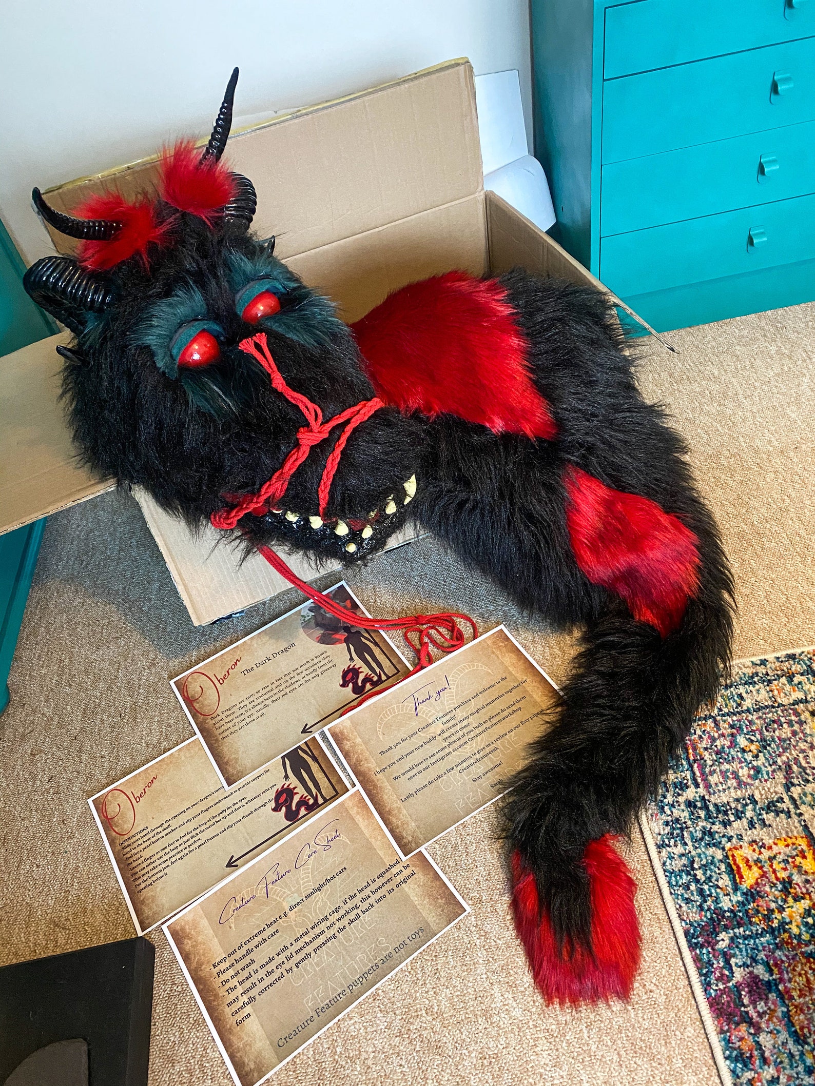 Custom Blinking Dragon Puppet Slot Etsy custom-blinking-dragon-puppet-slot-etsy