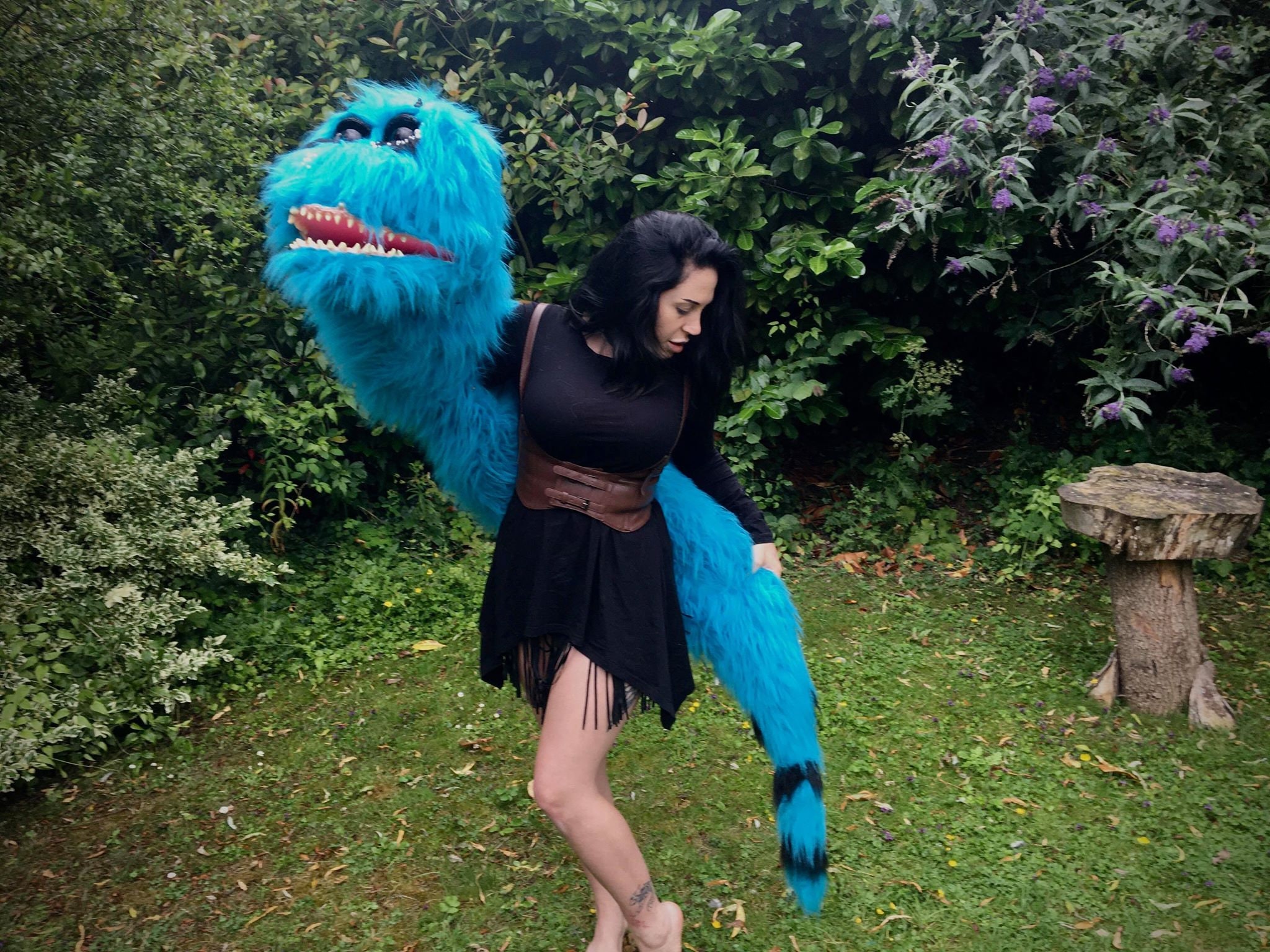 SOLD Custom-made Blinking Shoulder Puppet - Etsy