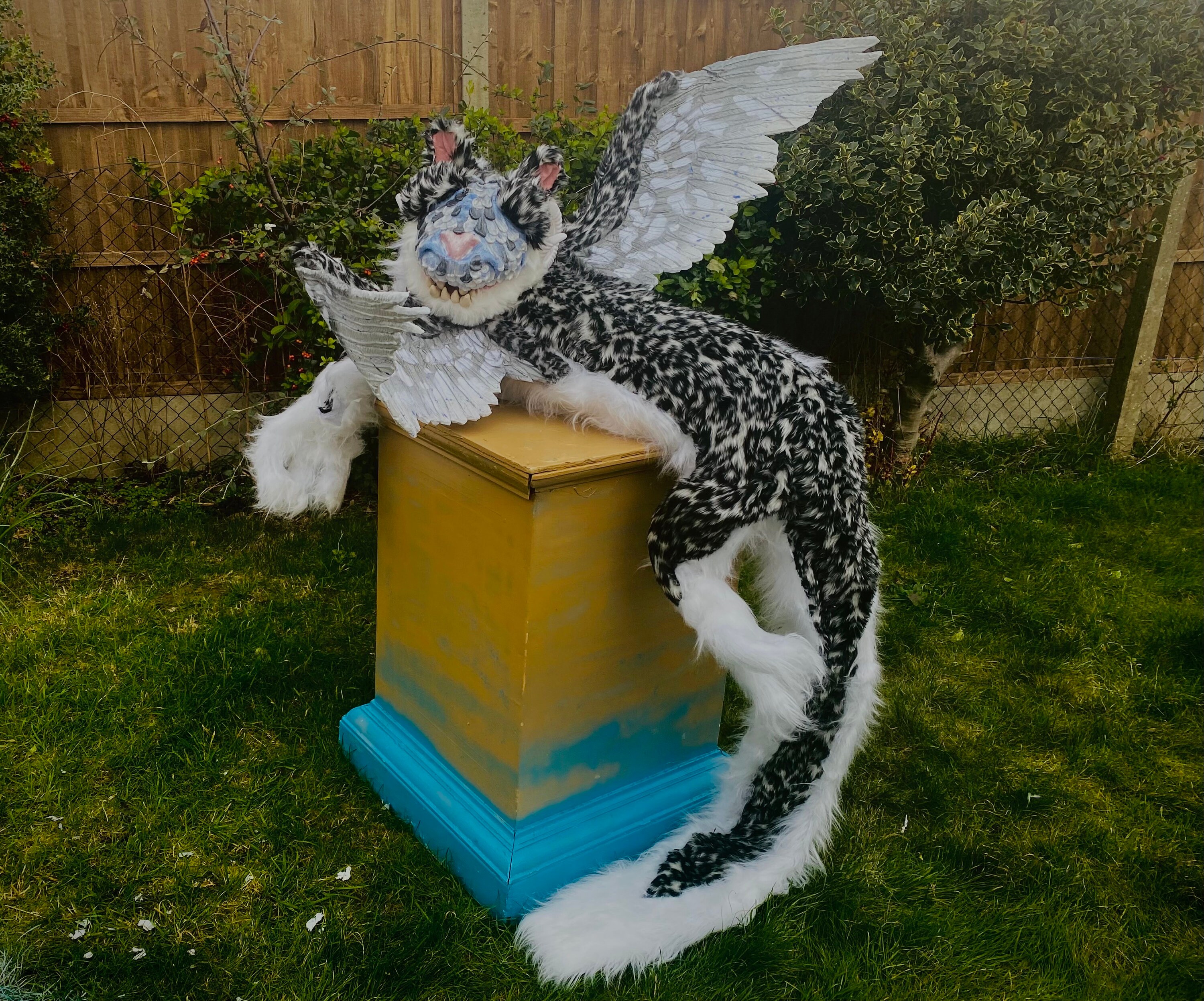 Custom Partially Scaled Blinking Shoulder Puppet With Wings Commission ...