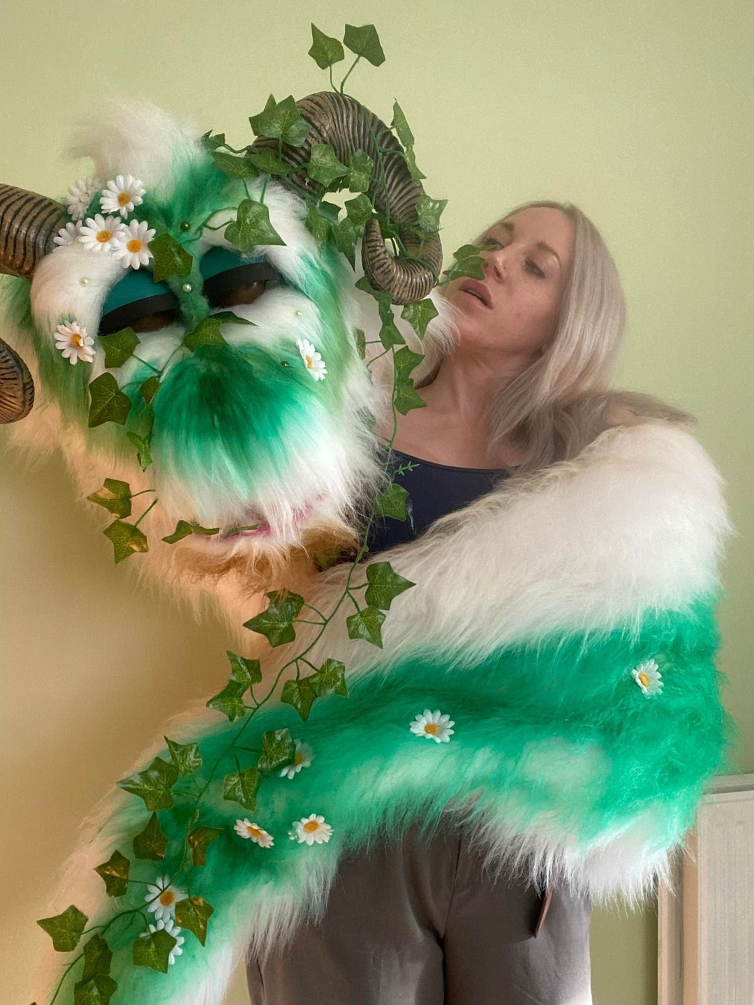 Made to Order Custom Blinking Shoulder Dragon Puppet - Etsy