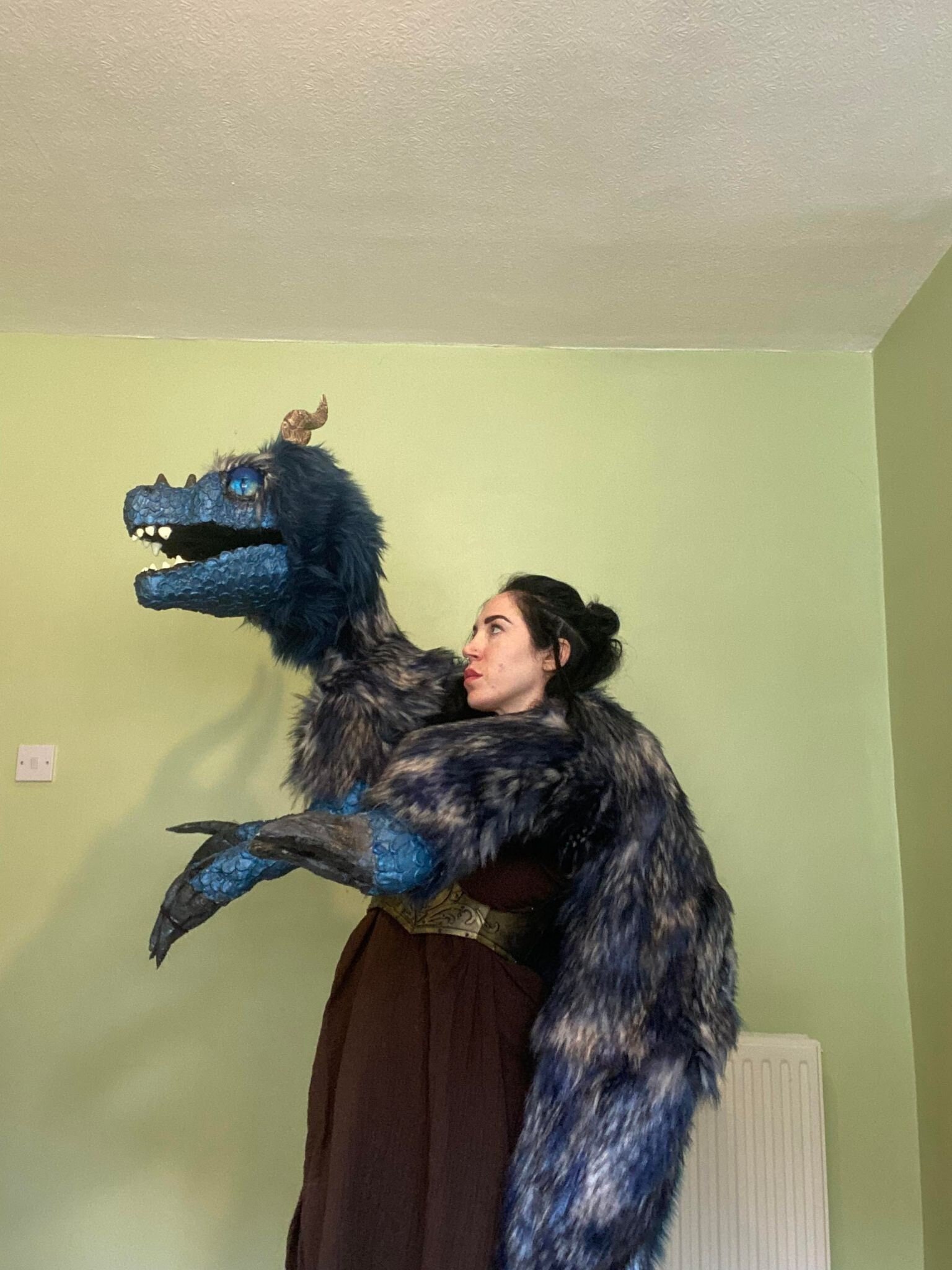 Custom Partial Silicone Blinking Shoulder Puppet - Etsy