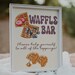 Waffle Bar Display Download, Printable Waffle Bar Sign, Digital ...