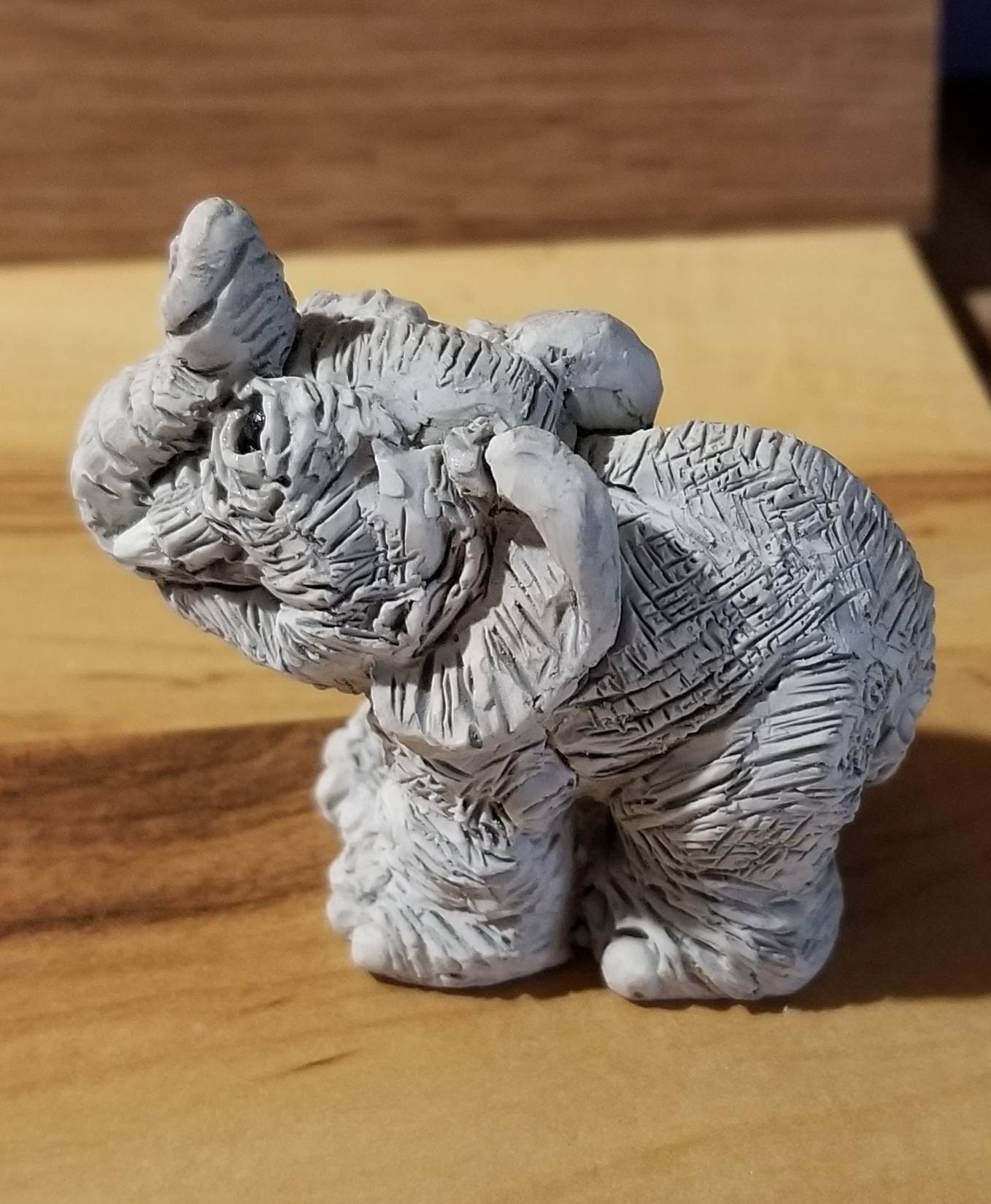 Stone Critters Little's/baby Elephant/miniature Figurine/vintage ...