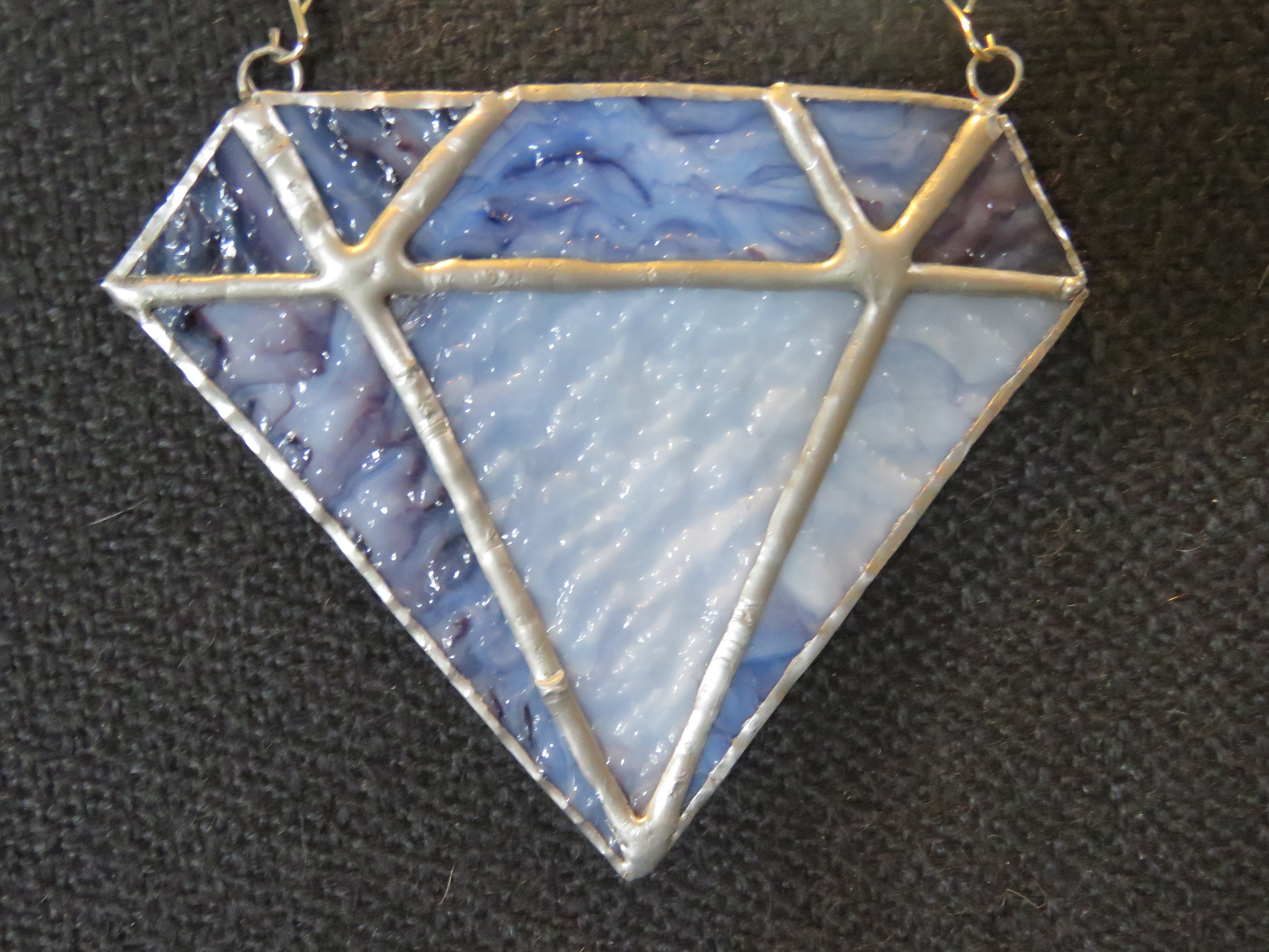 Stained Glass Gem/jewel Sun Catcher/faceted Gem Stone Sun Catcher ...