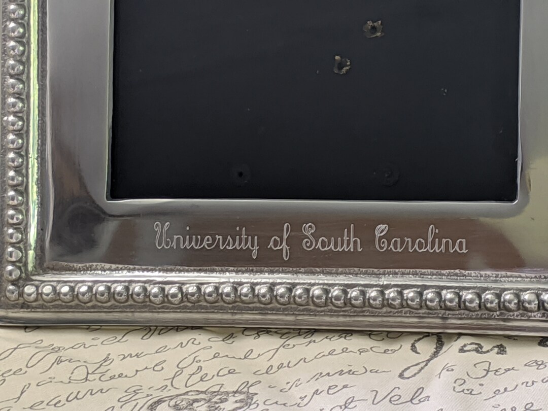 Engraved Aluminum Picture Frame/university of South Carolina/usc/usc ...