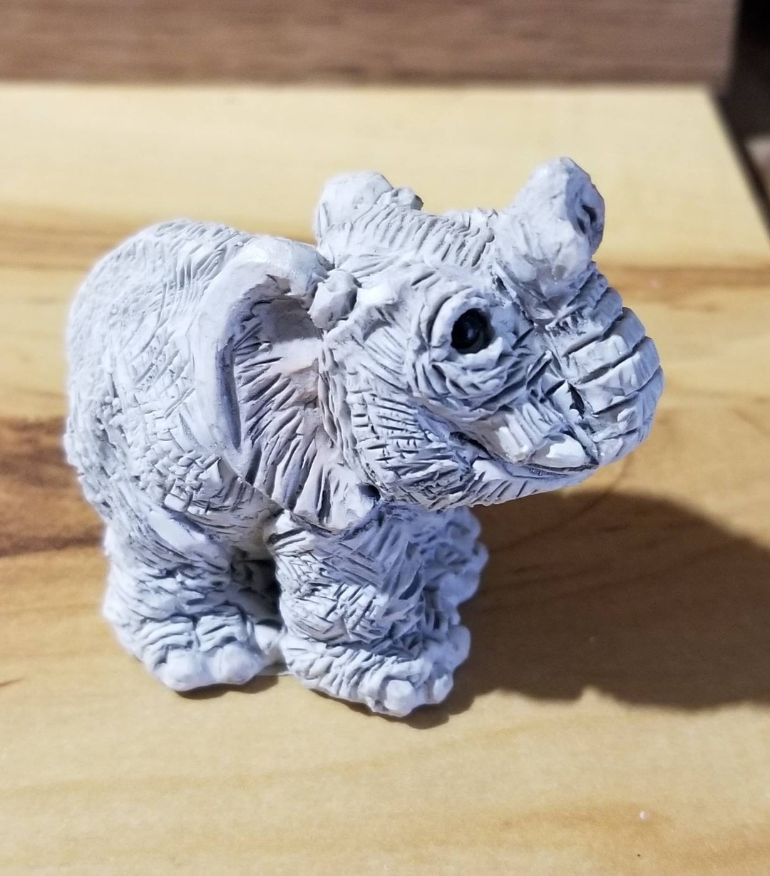 Stone Critters Little's/baby Elephant/miniature Figurine/vintage ...