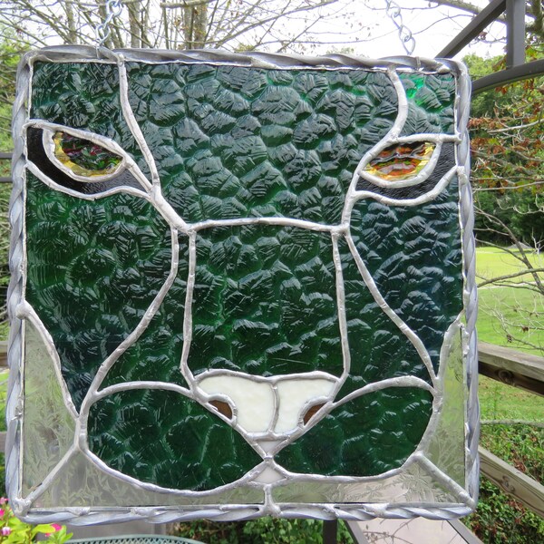 Stained Glass Leopard - Etsy