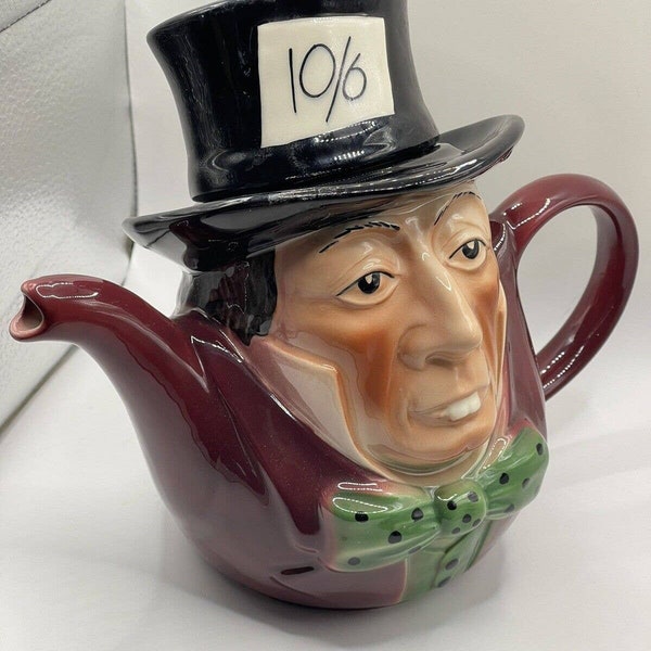 Mad Hatter Tea Pot - Etsy