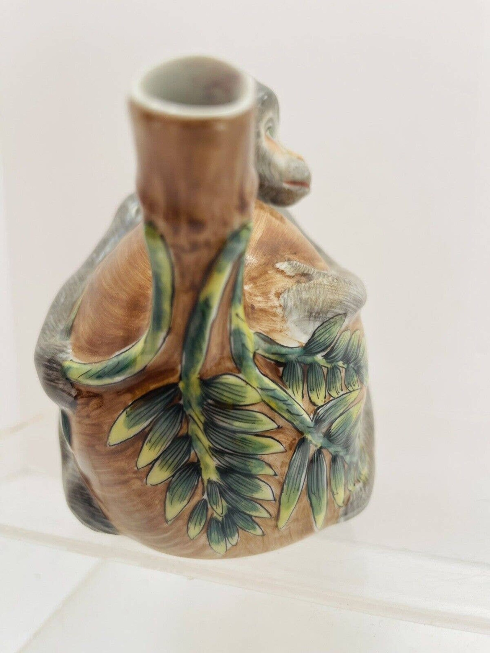 Porcelaine De Paris Monkey Teapot C. 20th Century Polychrome - Etsy