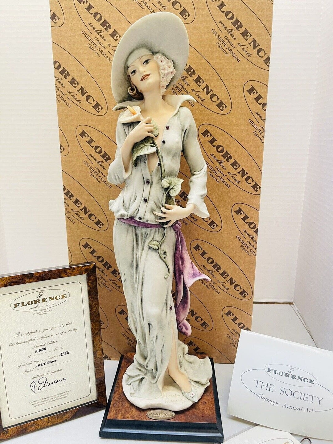 Giuseppe Armani Figurine GRACE 0383F Capodimonte Florence LE 1978 of ...