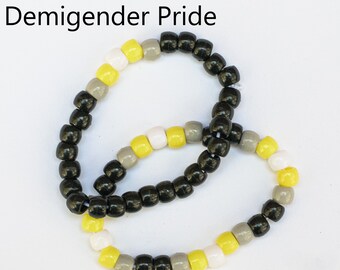 Demigirl Pride Bracelet Optional Custom Pronouns - Etsy