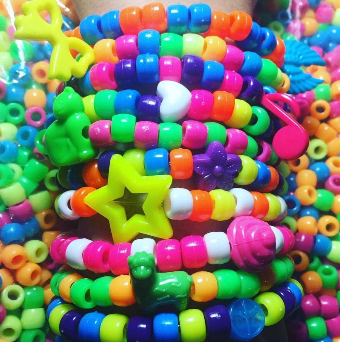 20 Kandi Bracelet's Random Assortment | Etsy