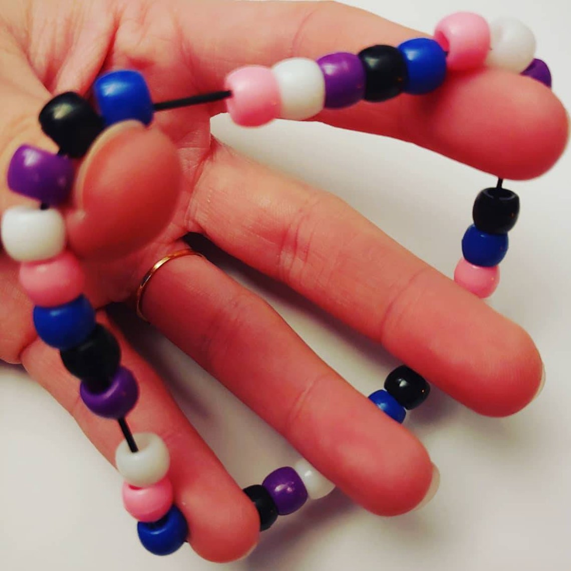 Gender Fluid Pride Bracelet - Custom Pronouns - Etsy