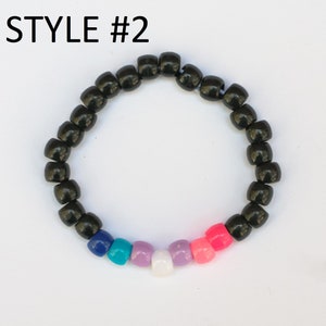 Bigender Pride Bracelet - Optional Custom Pronouns - Etsy