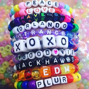 Custom Kandi Bracelet One | Etsy