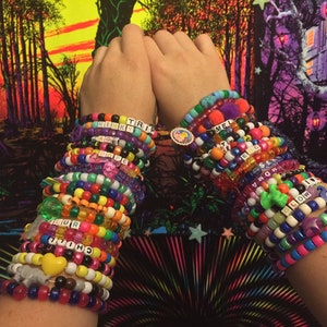 20 Kandi Bracelet's Random Assortment | Etsy