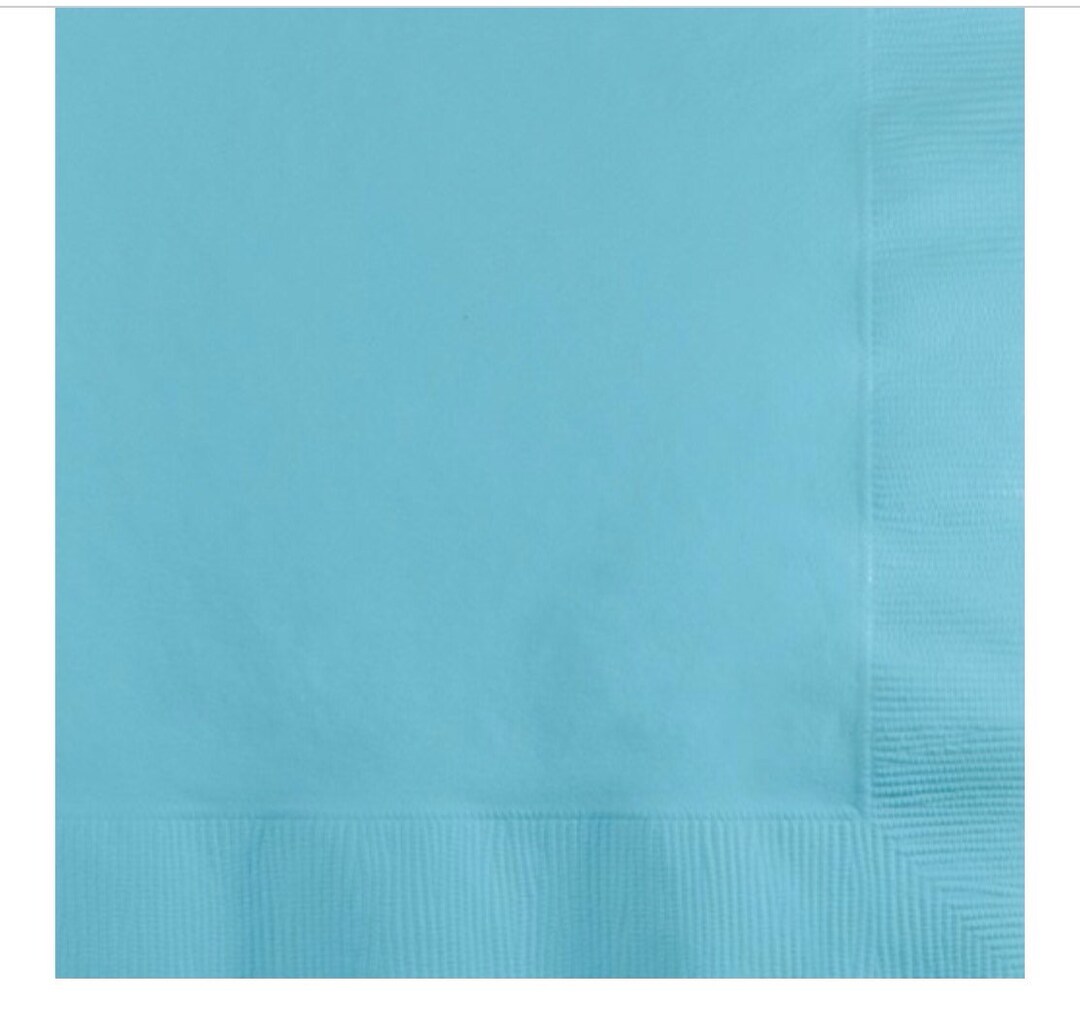 Pastel Blue Party Napkins Baby Blue Napkins set of 50 - Etsy