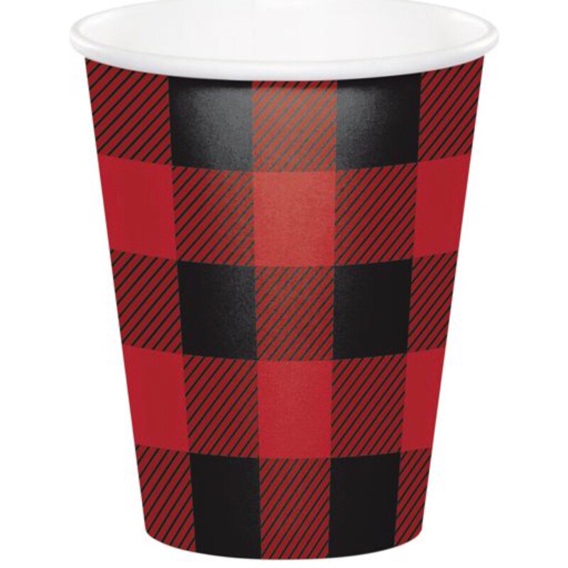 Buffalo Plaid Cups - Etsy