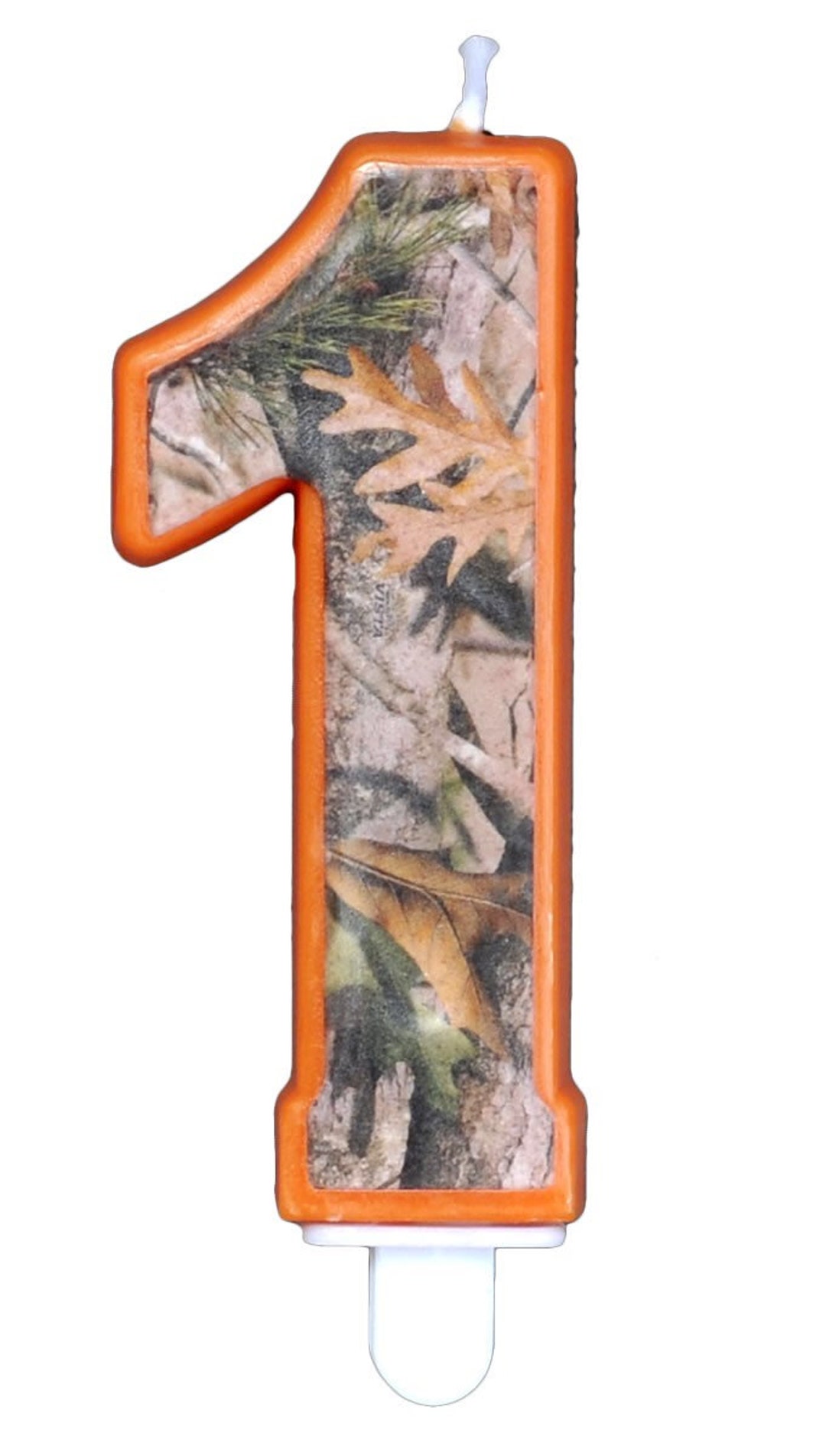 Camo Number Birthday Candle, Pick Your Number, Camo Candle, Hunting ...