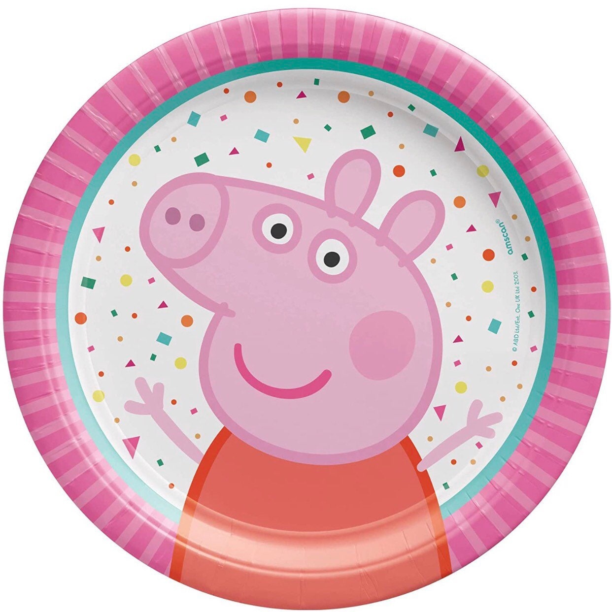 Peppa Pig Dessert Plates Set of 8 Pig Party Decor Peppa Pig - Etsy