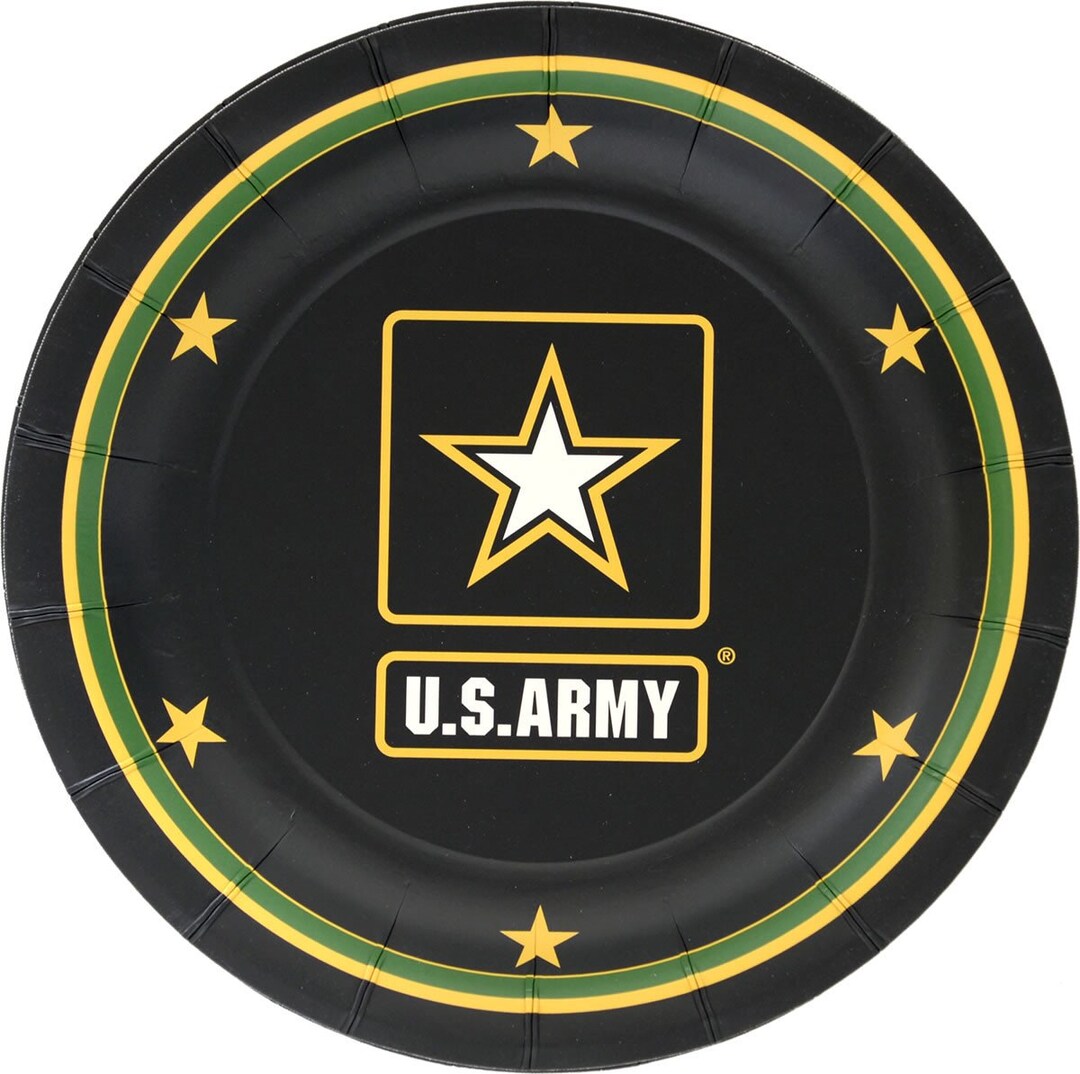 U.S. Army Dessert Plates, Set of 8, Military Party, Military Retirement ...