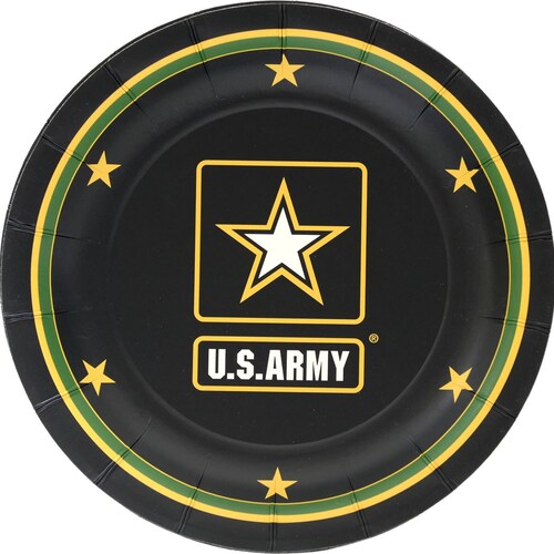U.S. Army Dinner Plates Set of 8 Military Party Military - Etsy