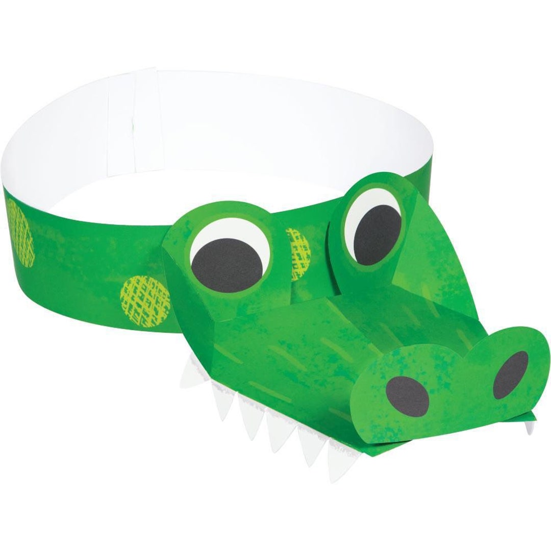 Alligator Headband, Set of 8, Alligator Party Favor, Alligator Party - Etsy